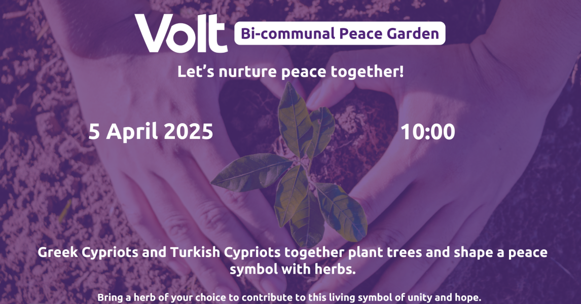 Bi-communal Peace Garden – Volt Cyprus