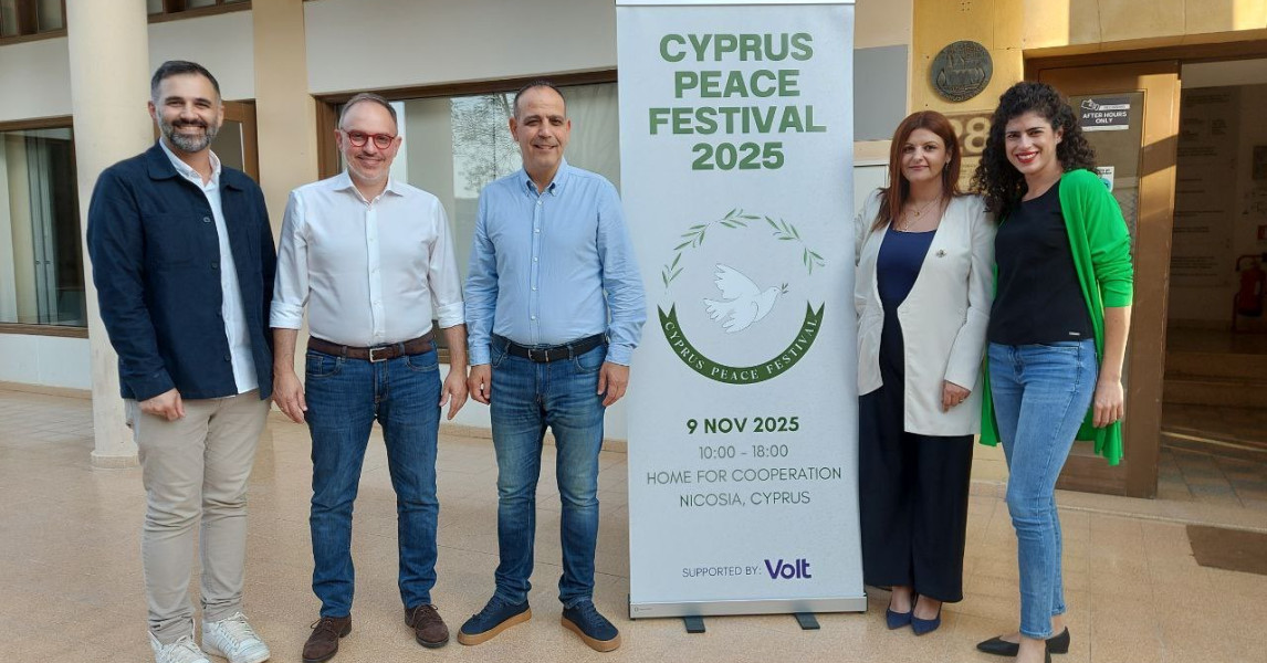10 Νοεμβρίου 2025 - 1ο Cyprus Peace Festival – Volt Cyprus